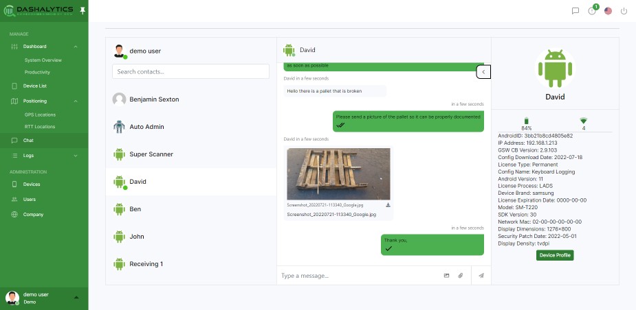 Dashalytics App by GSW